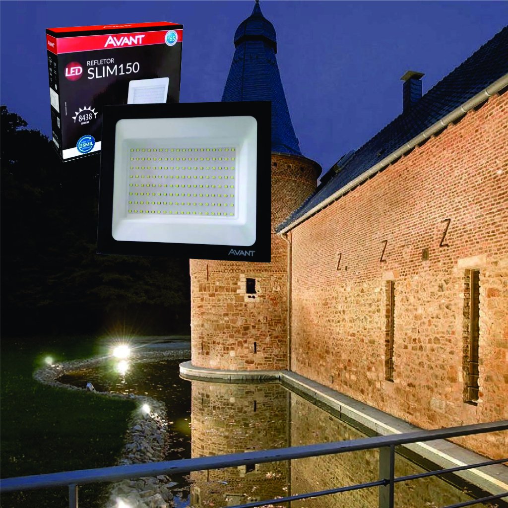 Refletor Slim 150W - Iluminação Potente | Instacled