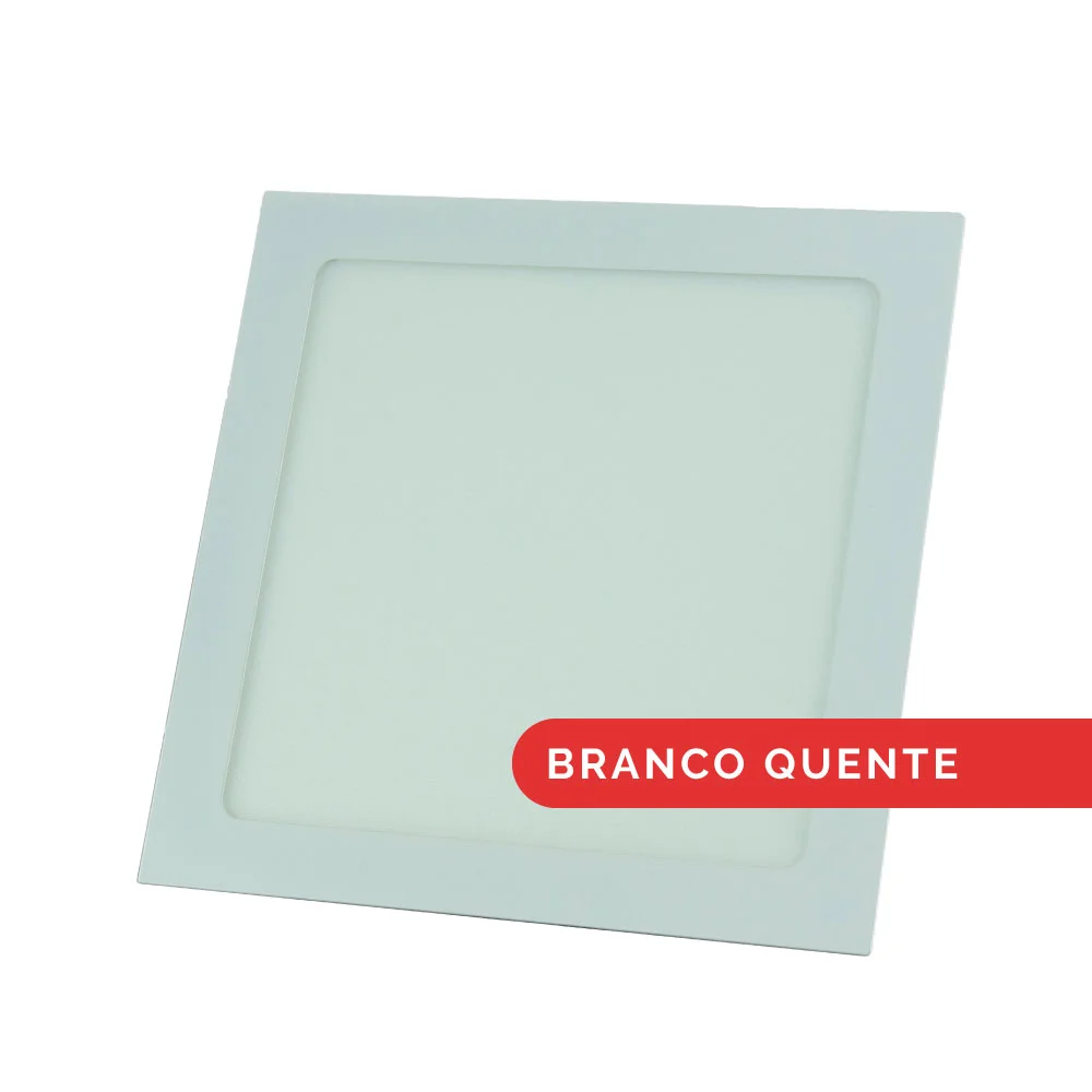 Luminária LED Plafon de Embutir 24W - QB BQ 1920 Lumens - Instacled